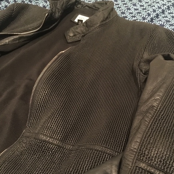 Armani Collezioni | Jackets & Coats | Armani Collezioni Leather Jacket ...